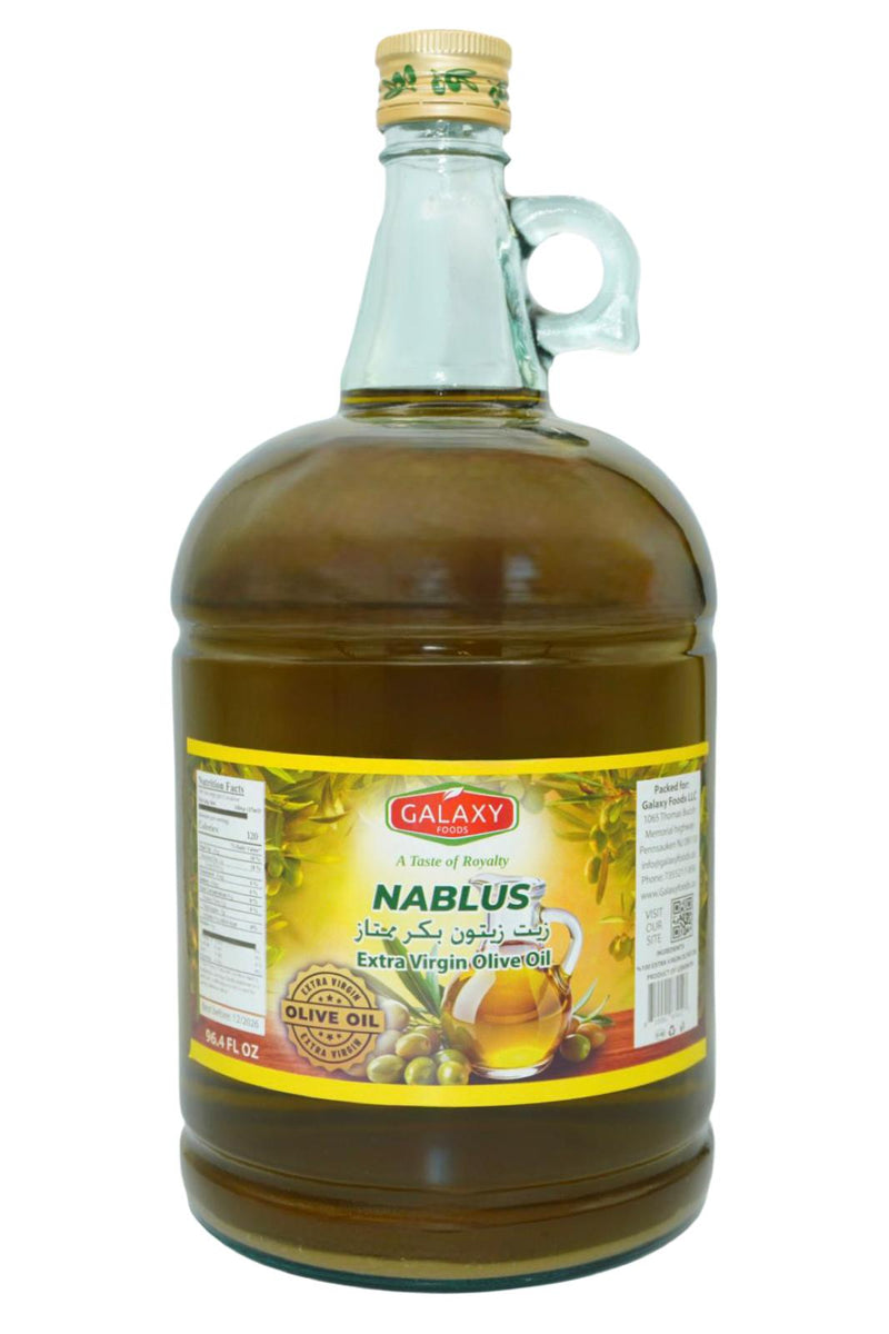 EB-1057831 NABLUS EXTRA VIRGIN OLIVE OIL 2.8L | GALAXY FOODS – My Store