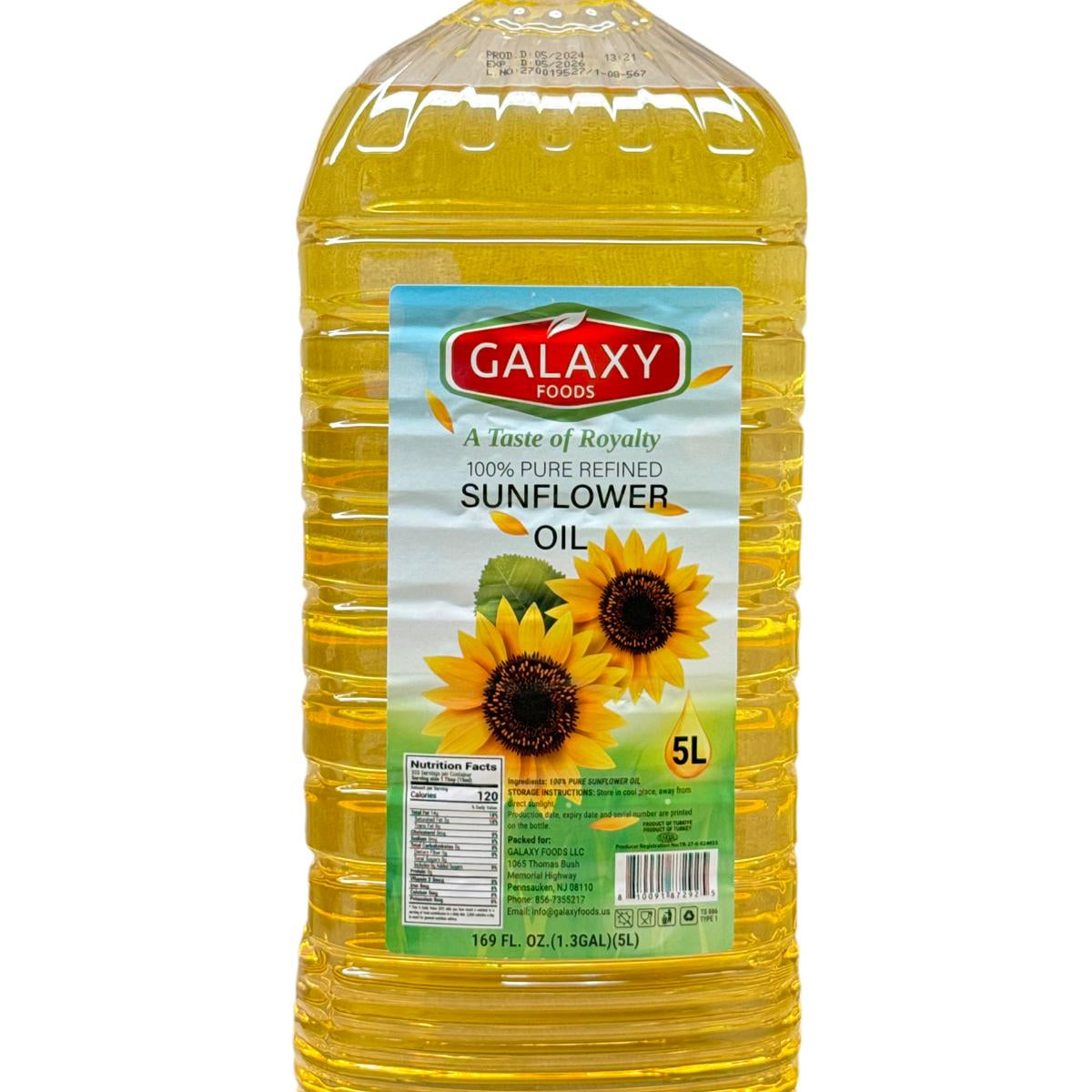 EB-1057621 SUNFLOWER OIL 5L | GALAXY FOODS – My Store
